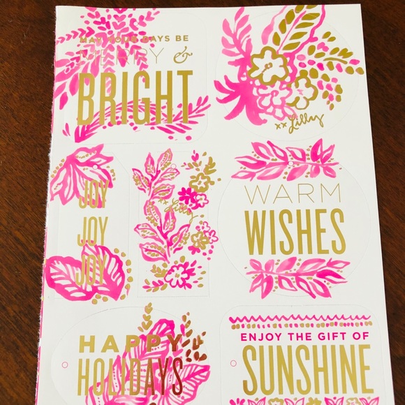 Lilly Pulitzer | Holiday | Lilly Pulitzer Holiday Gift Tags | Poshmark